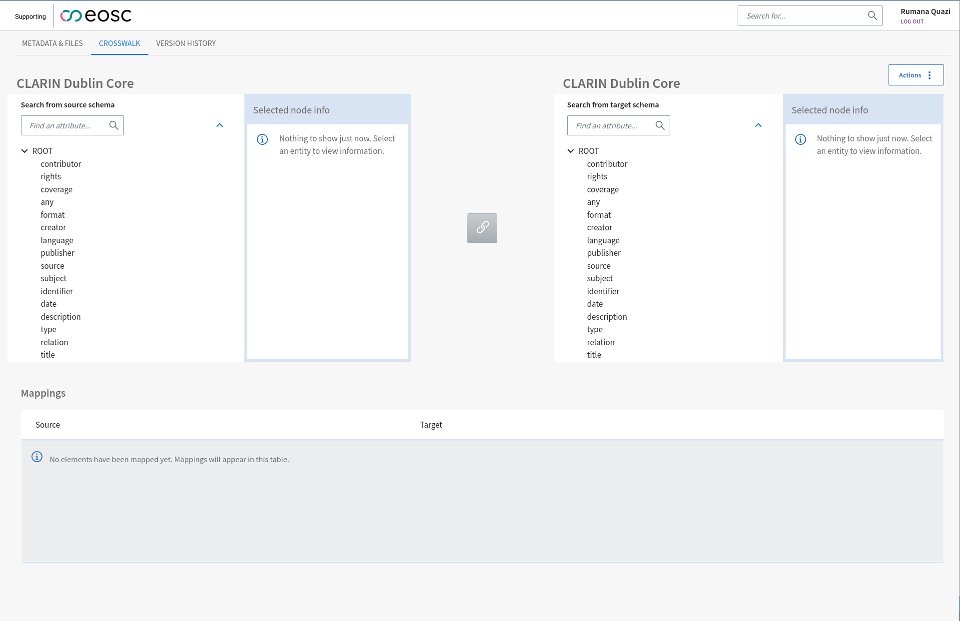 Crosswalk editor - MSCR docs